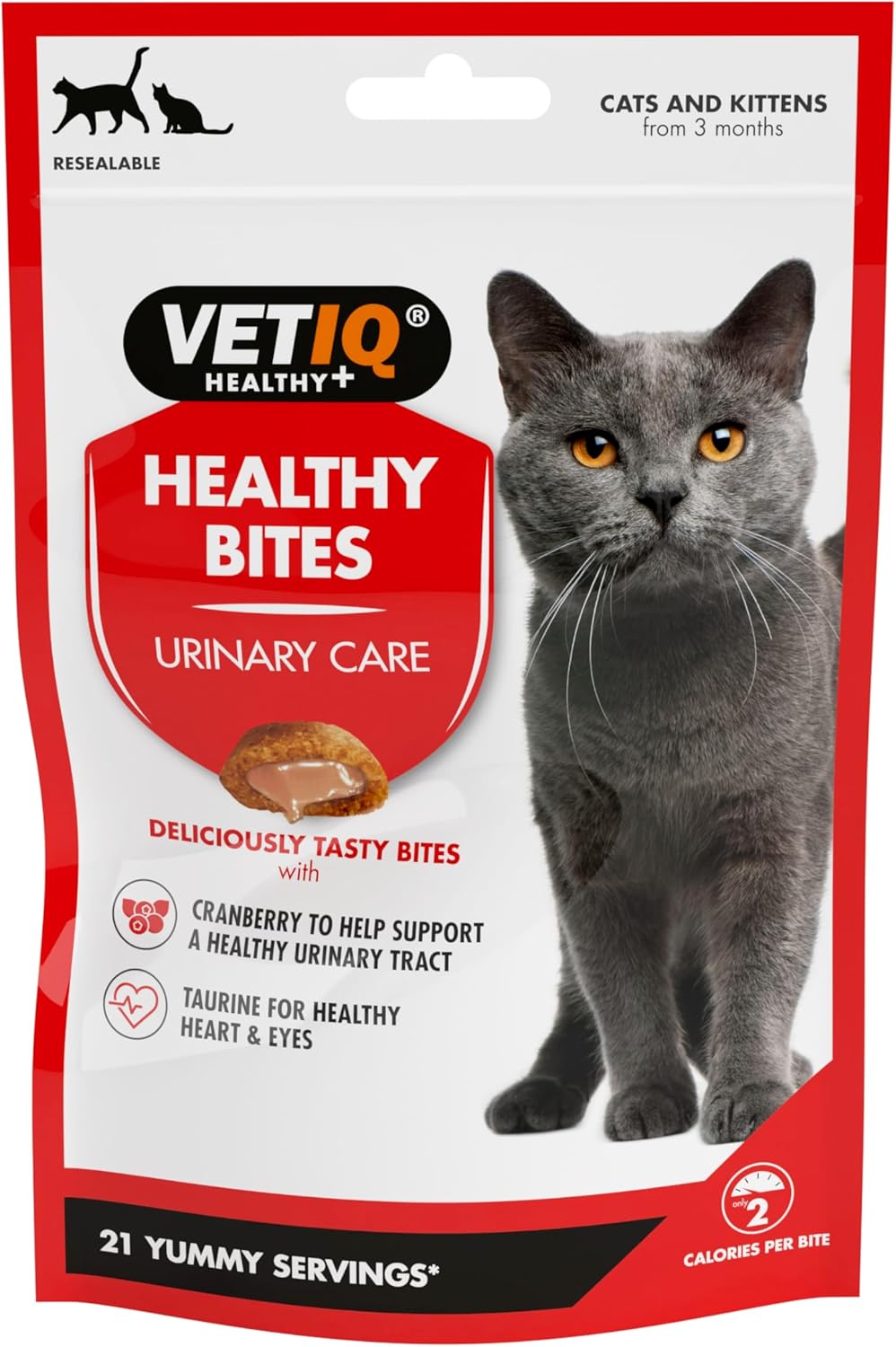 VetIQ Healthy Bites Urinary Care with Cheese & Catnip Cat Treats