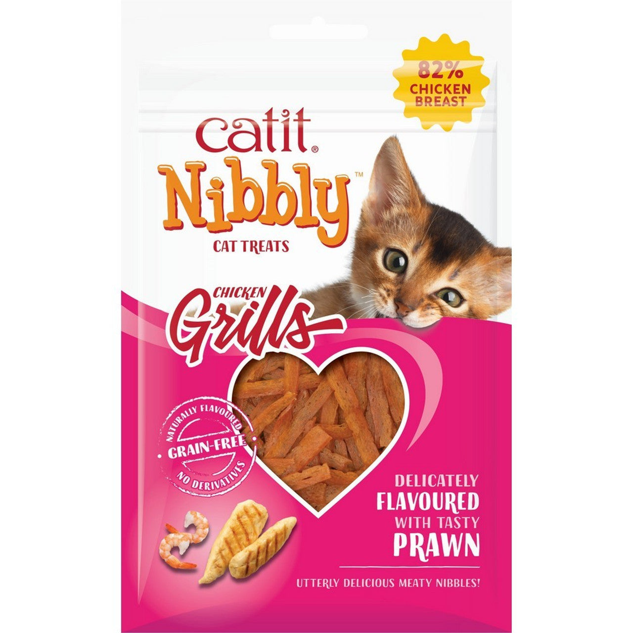 Catit Nibbly Chicken Grills with Prawn Cat Treats
