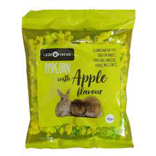 Little Friends Small Animal Popcorn Treat Apple For Hamsters & Rabbit