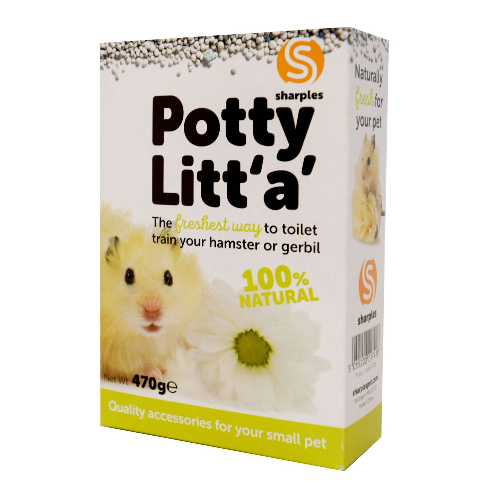 Sharples Hamster & Gerbil Potty Litta 470g