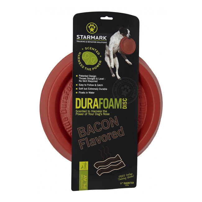 Starmark Bacon Durafoam Disc Tough Dog Toy Large 28cm