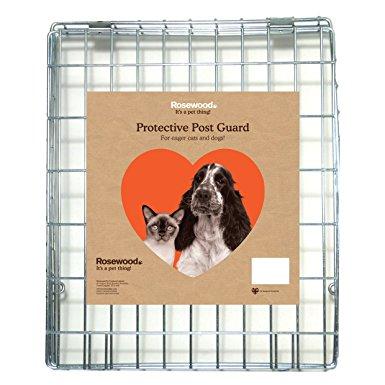 Rosewood Protective Post Guard Steel Letter Box Cage To Protect Mail