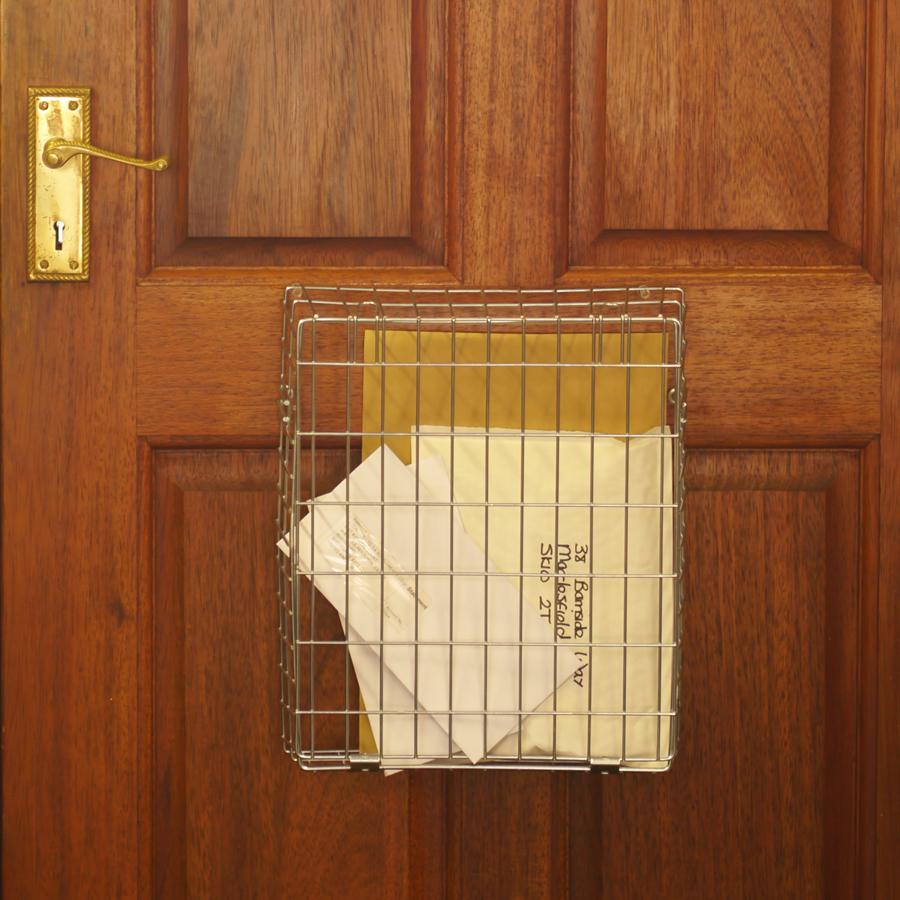 Rosewood Protective Post Guard Steel Letter Box Cage To Protect Mail